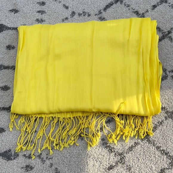 Accessories | Pashmina In Yellow | Poshmark